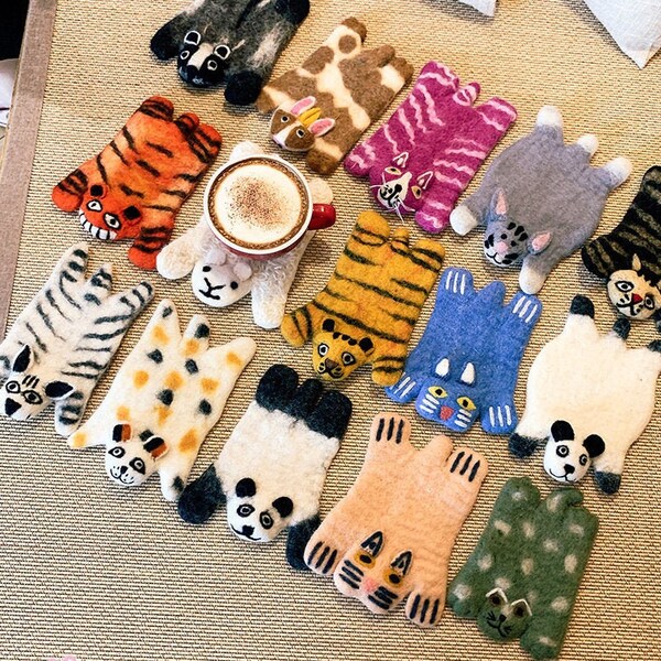 Animal Coaster - Etsy