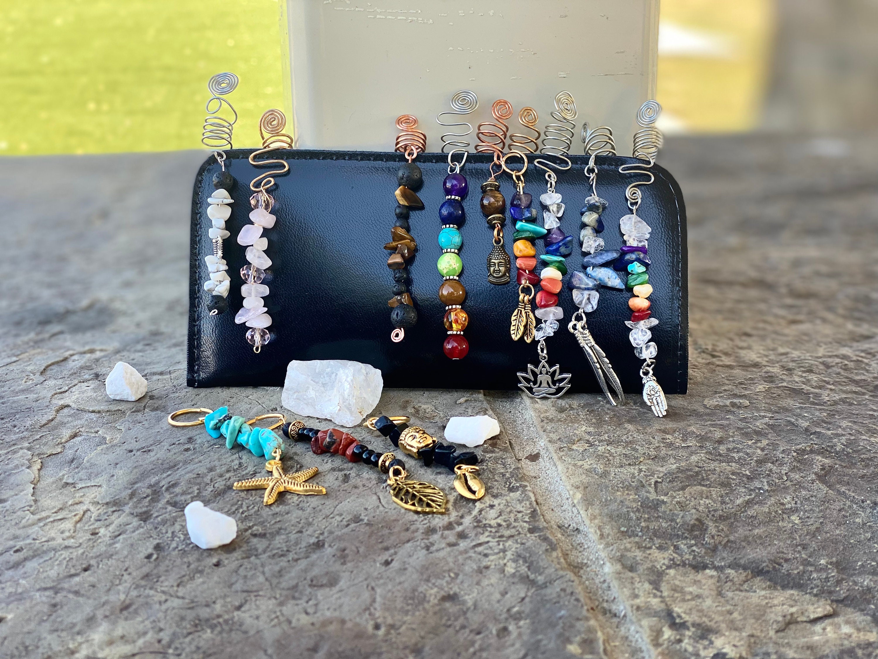 Spiritual Loc Jewelry- Boho Loc Jewelry- African Loc Jewelry- Various ...