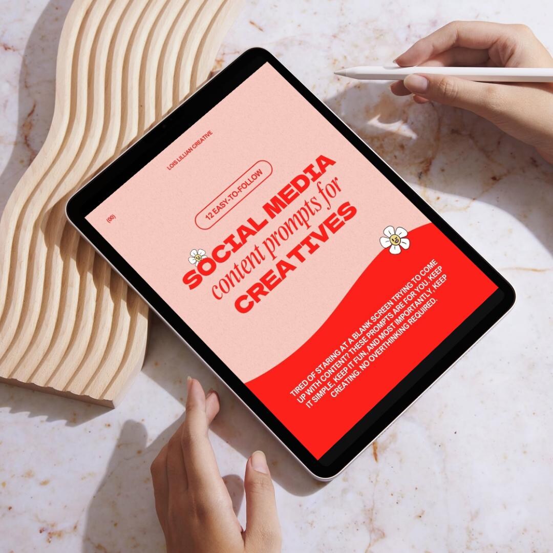 12 Social Media Content Prompts for Creatives | PDF Download ...