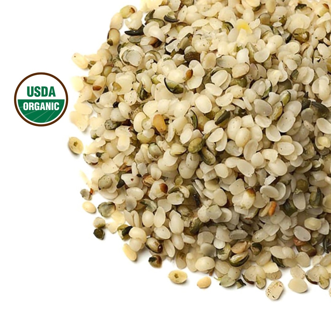 Organic Hemp Seed, RAW | Hulled Hemp Hearts, Unprocessed - Etsy