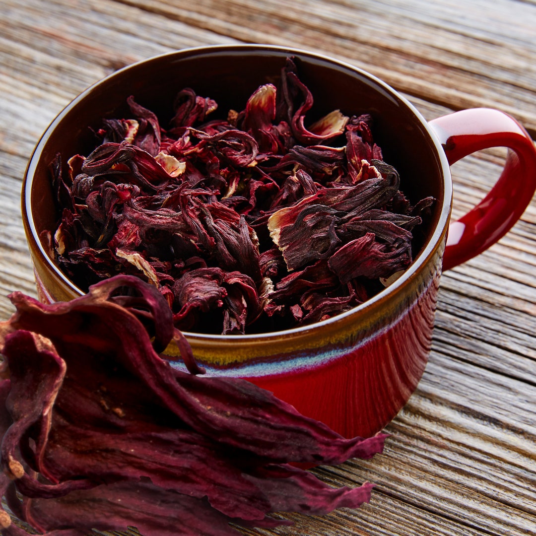 Hibiscus Flower-whole, Organic BULK | Roselle Tea | Sorrel | Flor De Jamaica | Culinary Edible ...