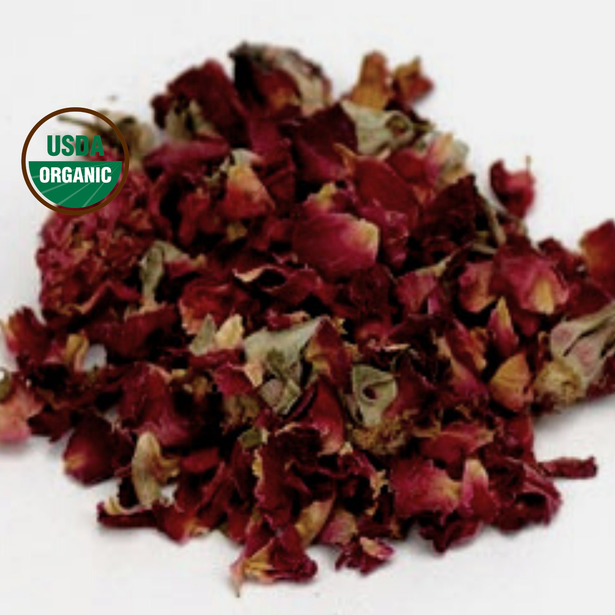 Organic Rose Buds and Petals 1lb | Dry Edible Flower | Roses | Rosa ...