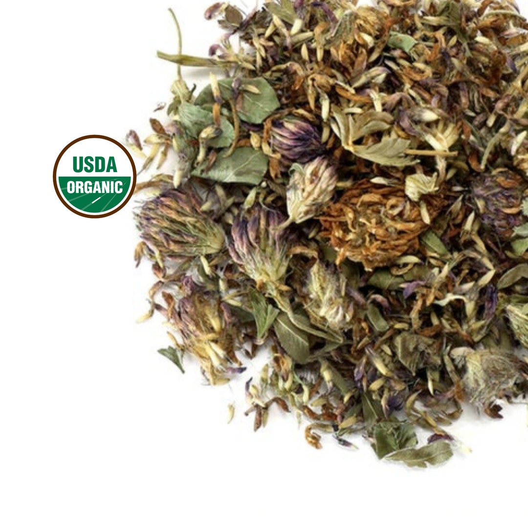 Red Clover Tops, Organic Blossom, USA 1lb | Edible Flower Top | Dry ...