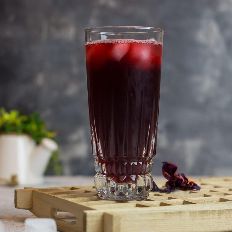 Hibiscus Powder ( Roselle): Natural Edible Flower for Tea, Beauty ...