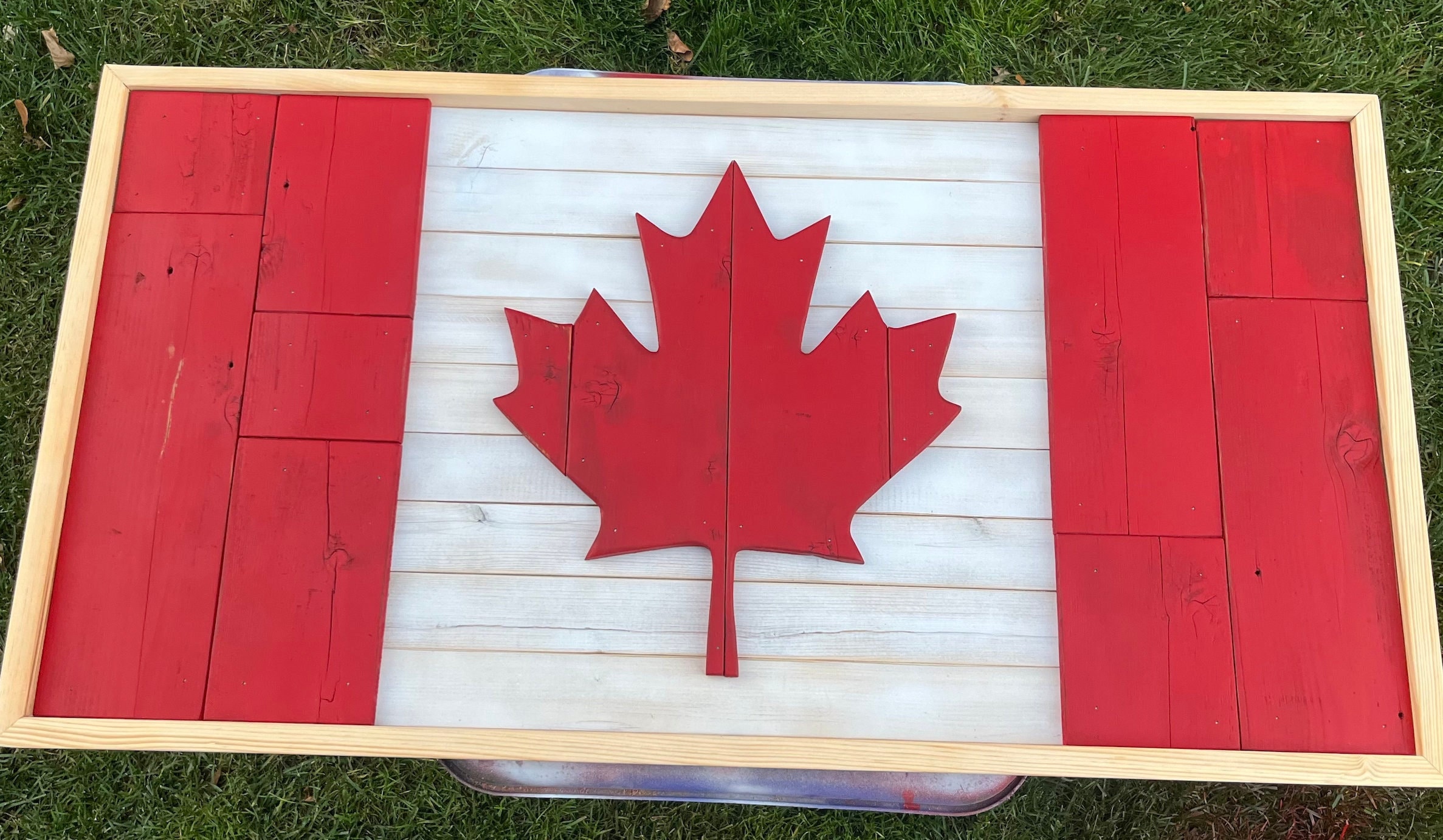 Wooden Canadian Flag - Etsy