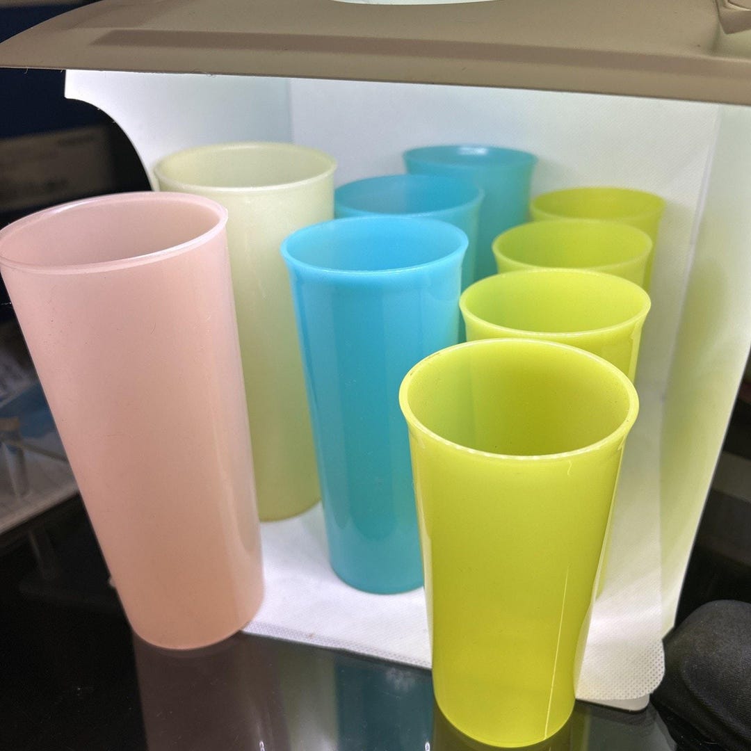 Vintage Tupperware Drinking Cups, Pastel Colors, Lot of 10 - Etsy