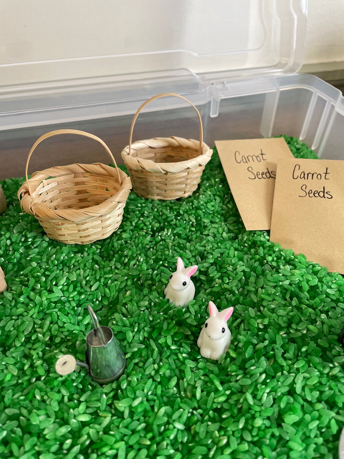 Spring Activity Bin, Holiday Gifts for Kids, Easter Sensory Bin ...