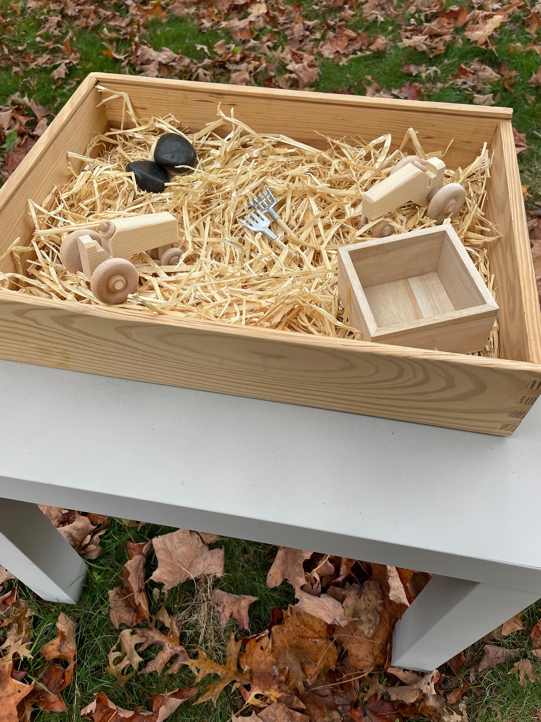 Sensory Bin Filler, Straw, for Farm, Fall, or Any Sensory Bin Creation ...