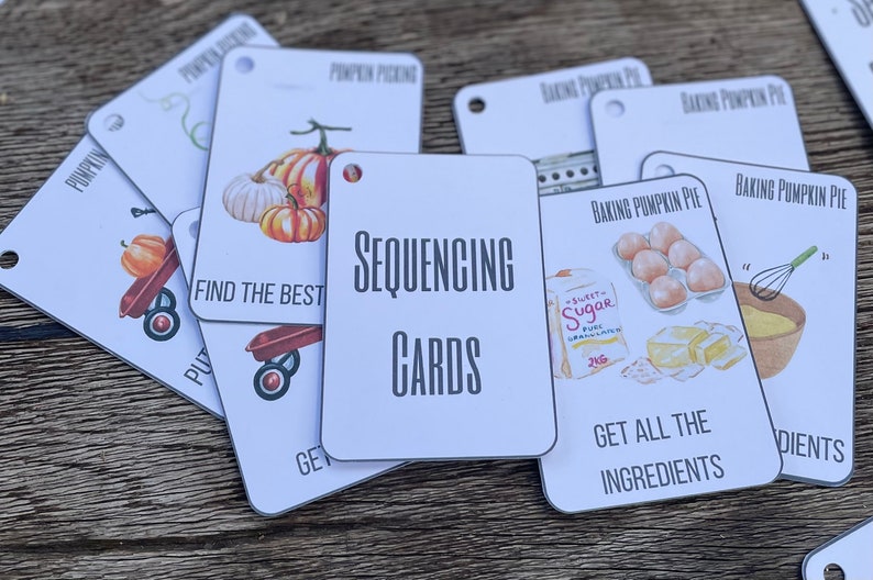 Instant Download Language Flashcards, Fall Pumpkin Picking, 'wh ...