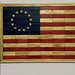 Wooden American Flag, Jenga Block American Flag, Wood Flag, Wooden Flag ...