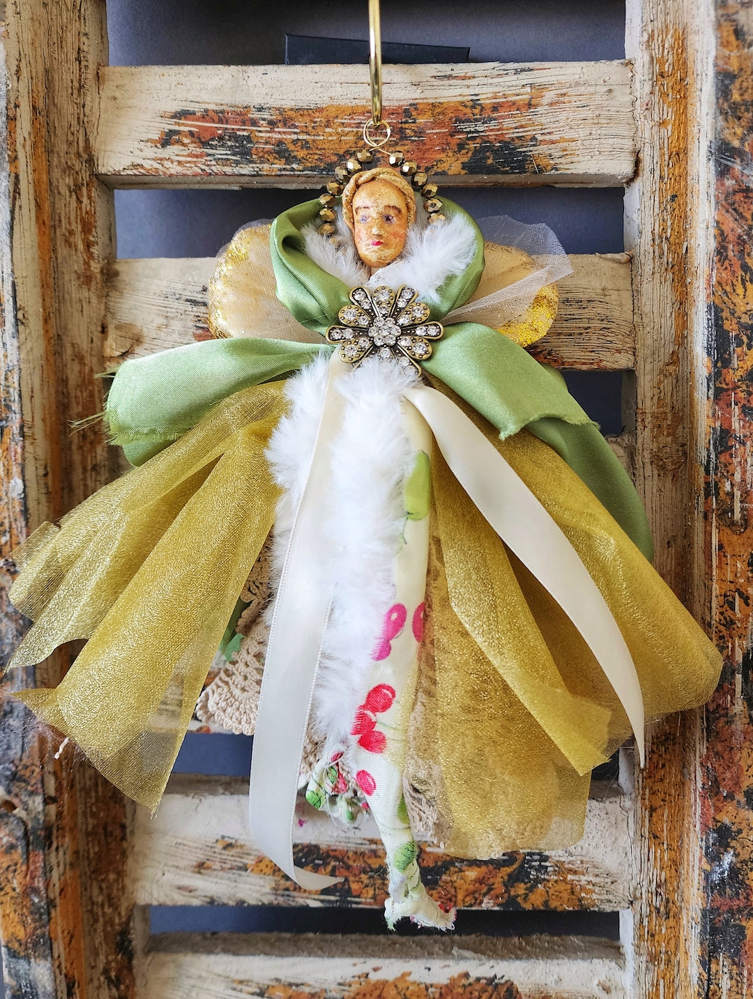 Guardian Angel Doll - Angel Wings - Victorian Angel - Keepsake Angel ...