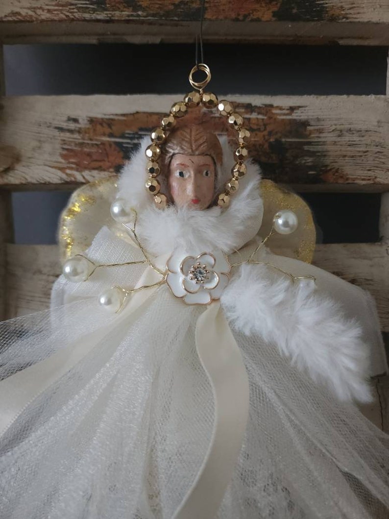 Guardian Angel Doll Angel Wings Victorian Angel Keepsake - Etsy