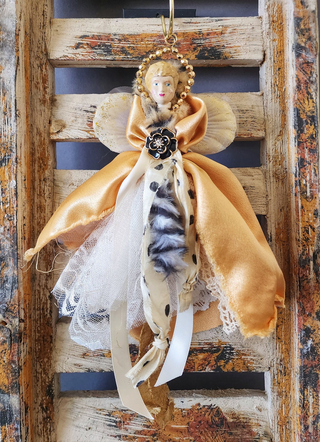 Guardian Angel Doll - Angel Wings - Victorian Angel - Keepsake Angel ...