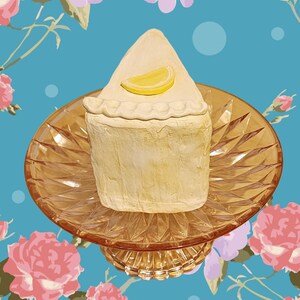 Fake Cake Food Sculpture - Lemon Cake, Candy, Frosting - Etsy