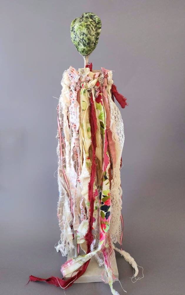 OOAK Doll - Fine Art Doll - "nailah" - Fiber and Clay Art Doll ...