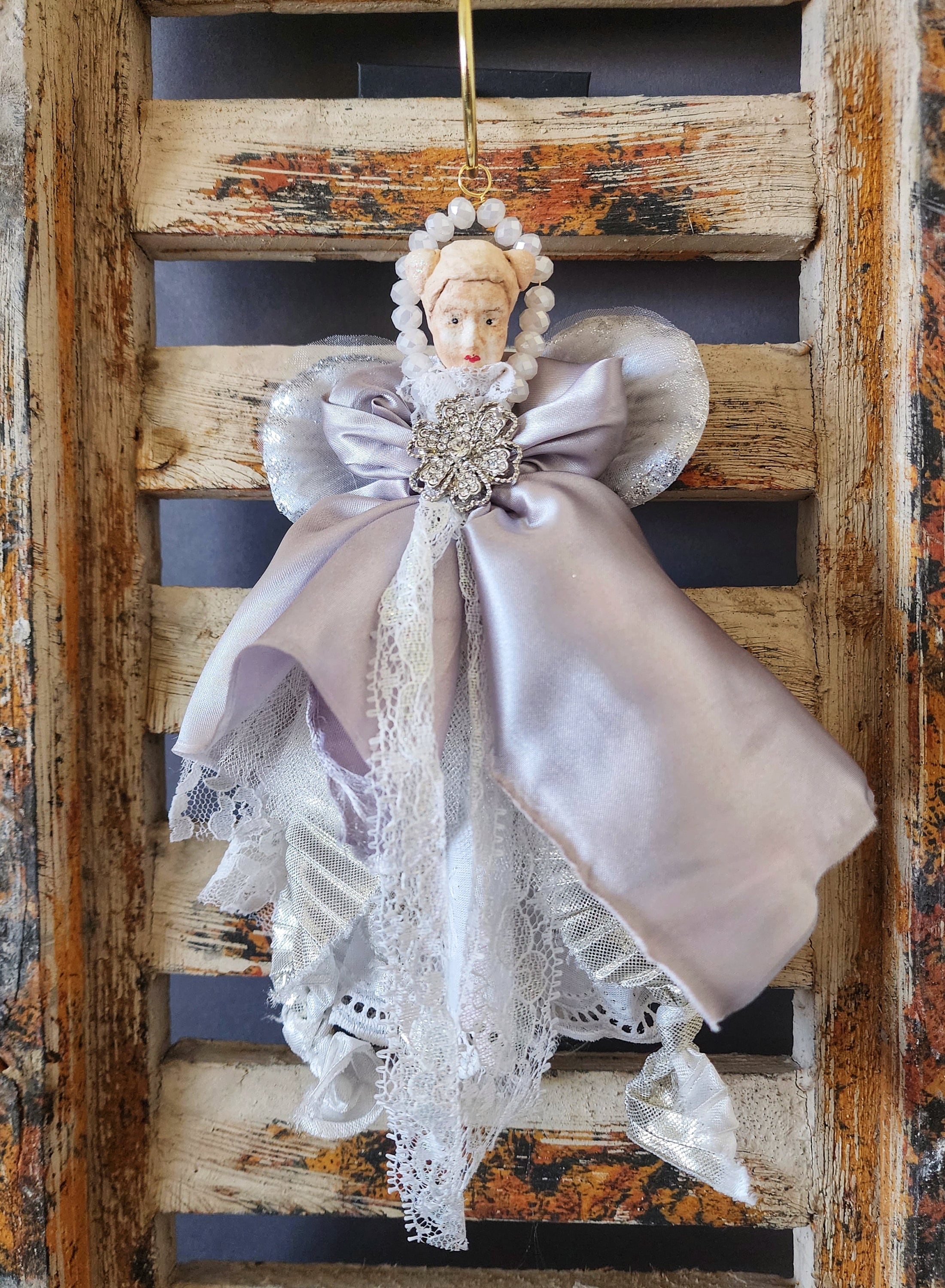 Guardian Angel Doll Angel Wings Victorian Angel Keepsake - Etsy