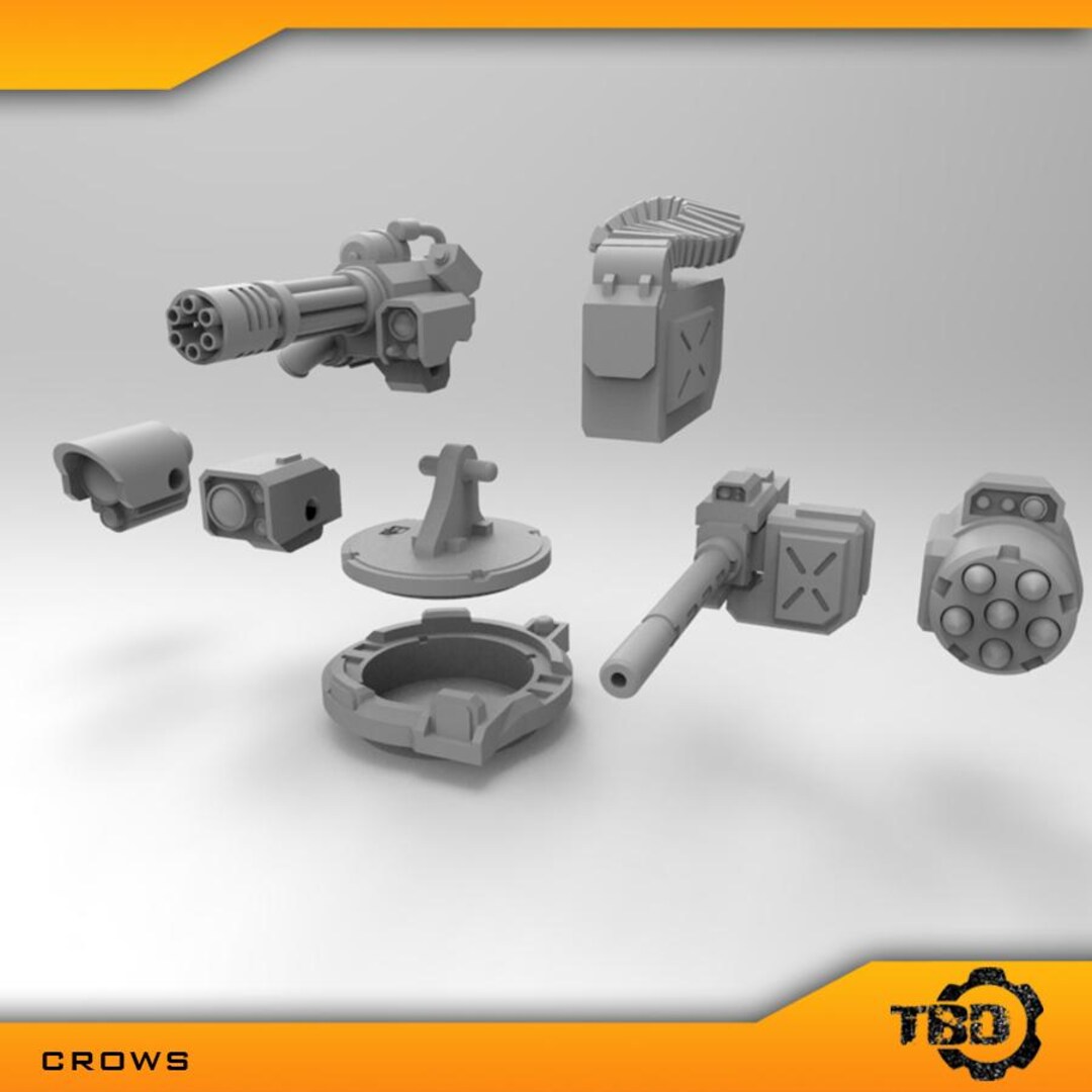 CROWS Turret Set: Cupola, Cannon, Pod - Etsy