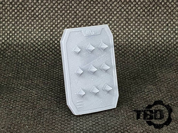 Spiked Breacher Shield LEFT X5 / Tight Bore Designs / - Etsy