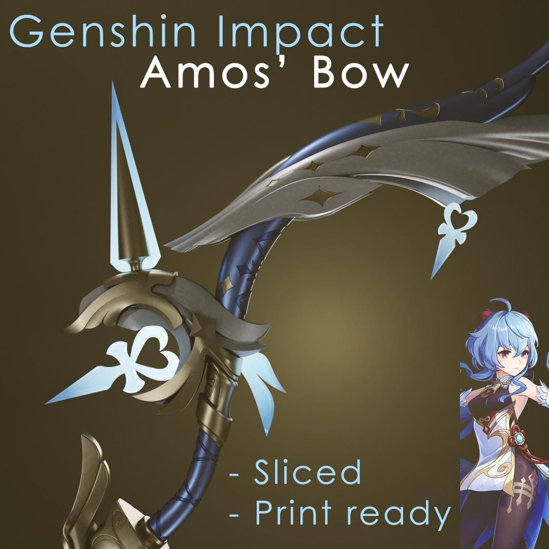 Genshin Impact: Ganyu's Amos Bow - Etsy