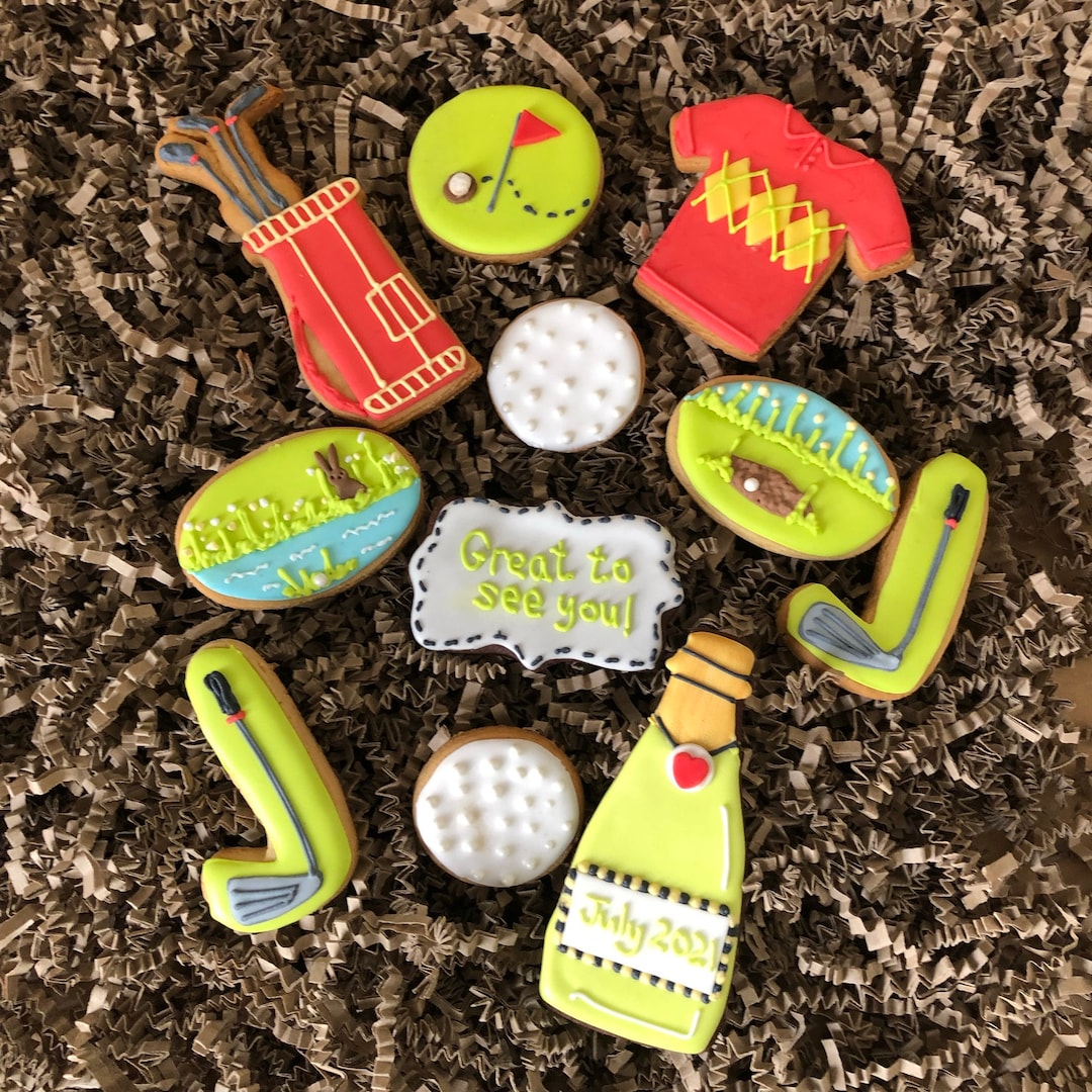 Golf Lover's Biscuit Box - Etsy UK