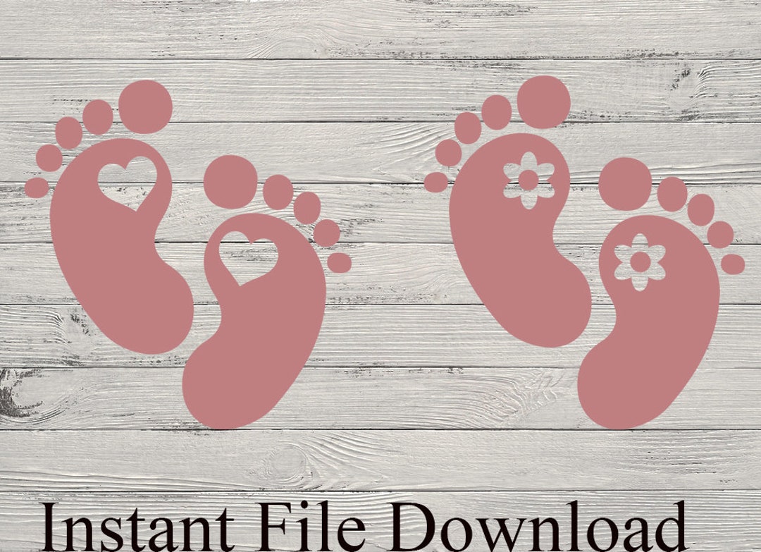 Baby Füße Svg, Baby Füße Png, Neugeboren Svg, Baby Footprint Svg, Baby ...