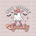 Cowboy Ghost Halloween Digital Art Print, Cute Spooky Ghost With Cowboy ...
