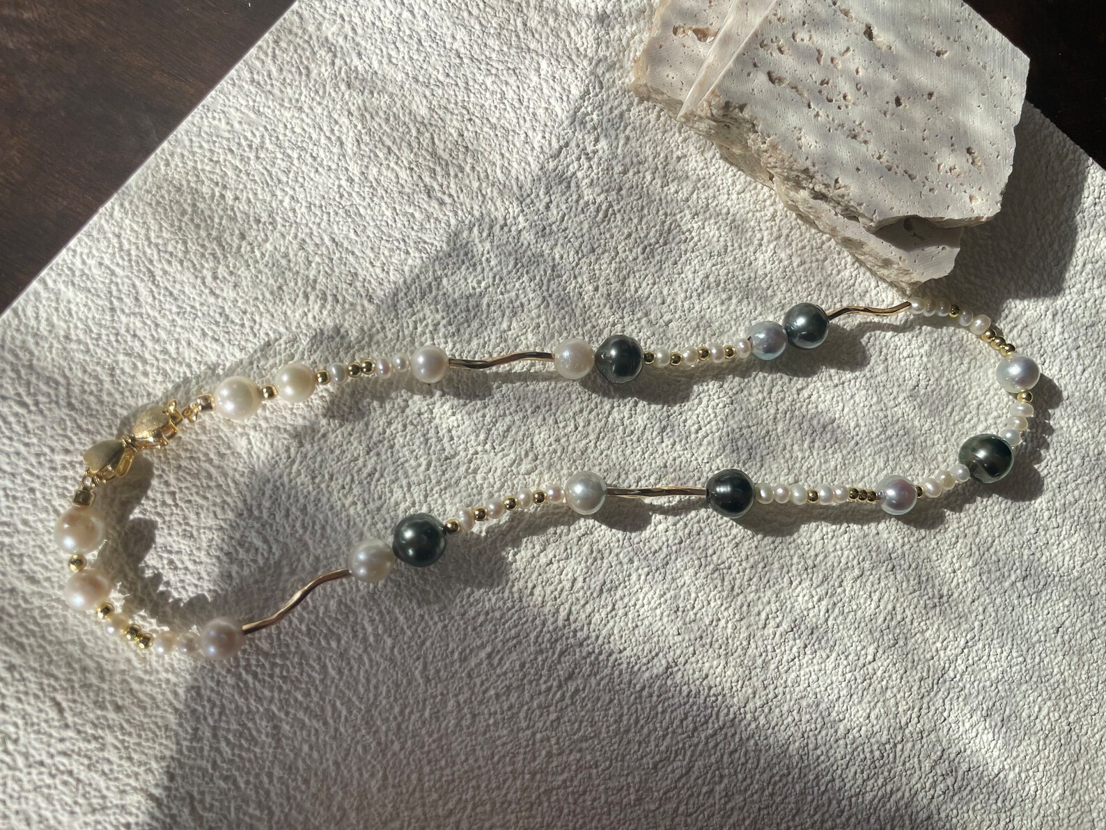 Tahitian｜south Sea Pearl Akoya|saltwater Pearl|baroque Pearl|18k Gold ...