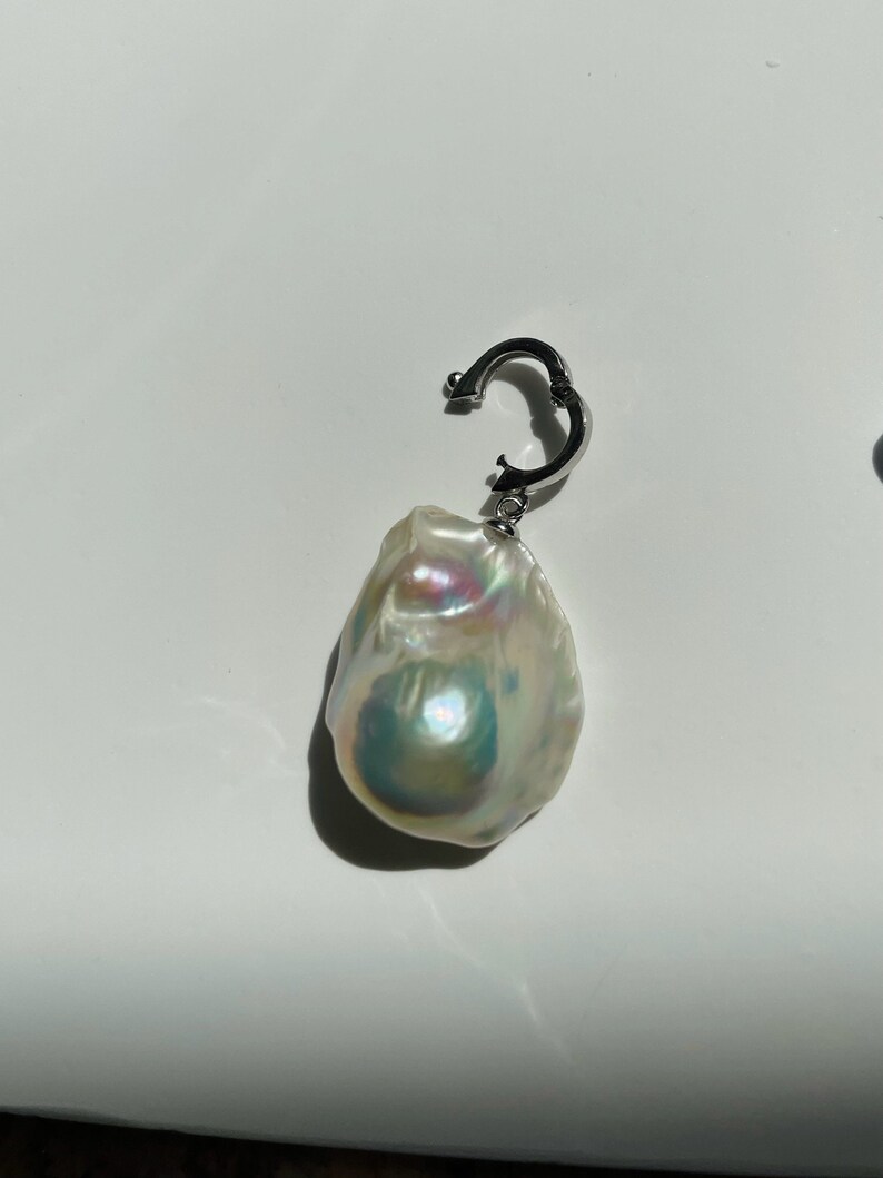 19x24 High Luster Fire Flameball Fresh Water Pearl Necklace -handmade ...