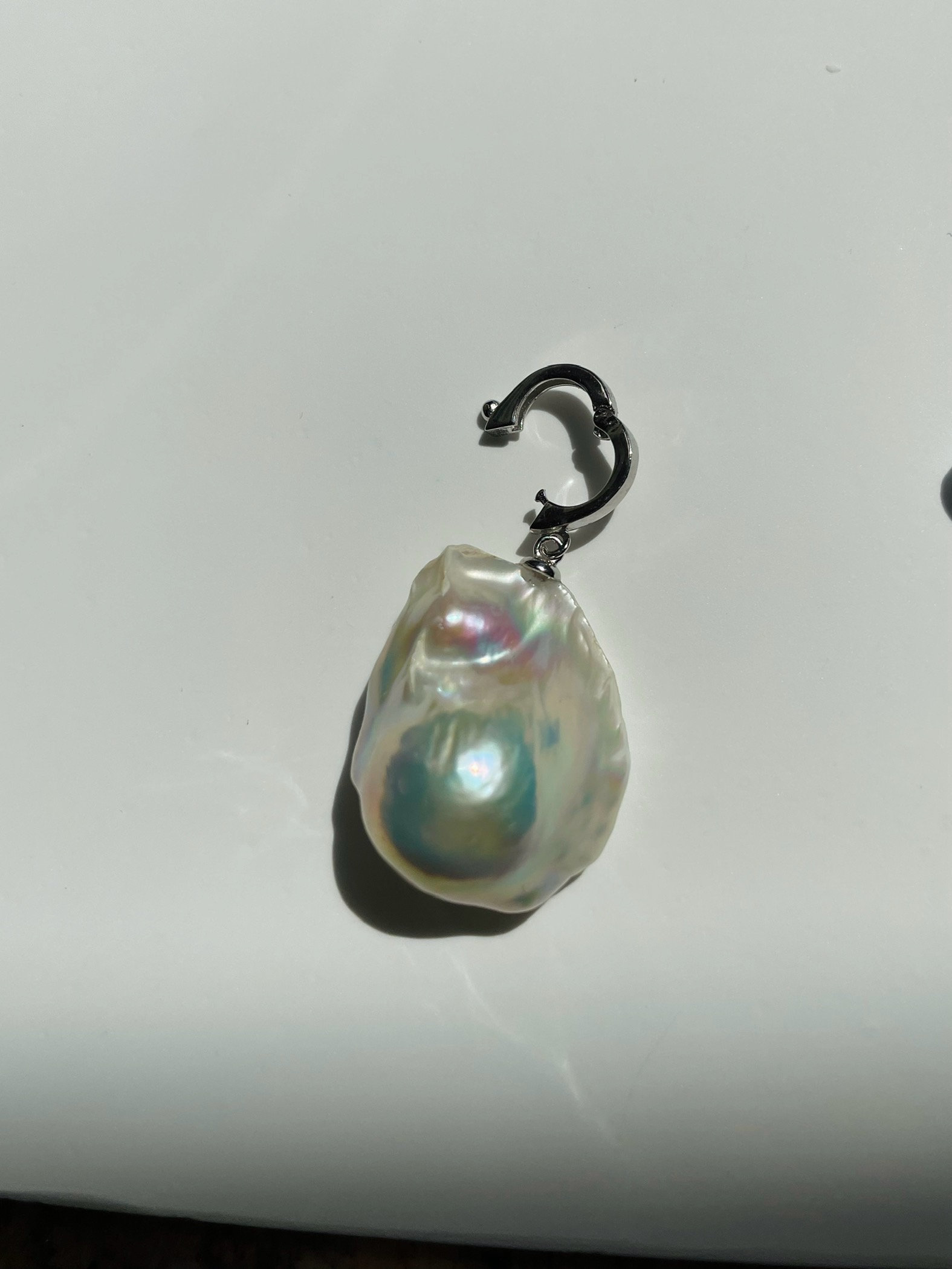 19x24 High Luster Fire Flameball Fresh Water Pearl Necklace -handmade ...