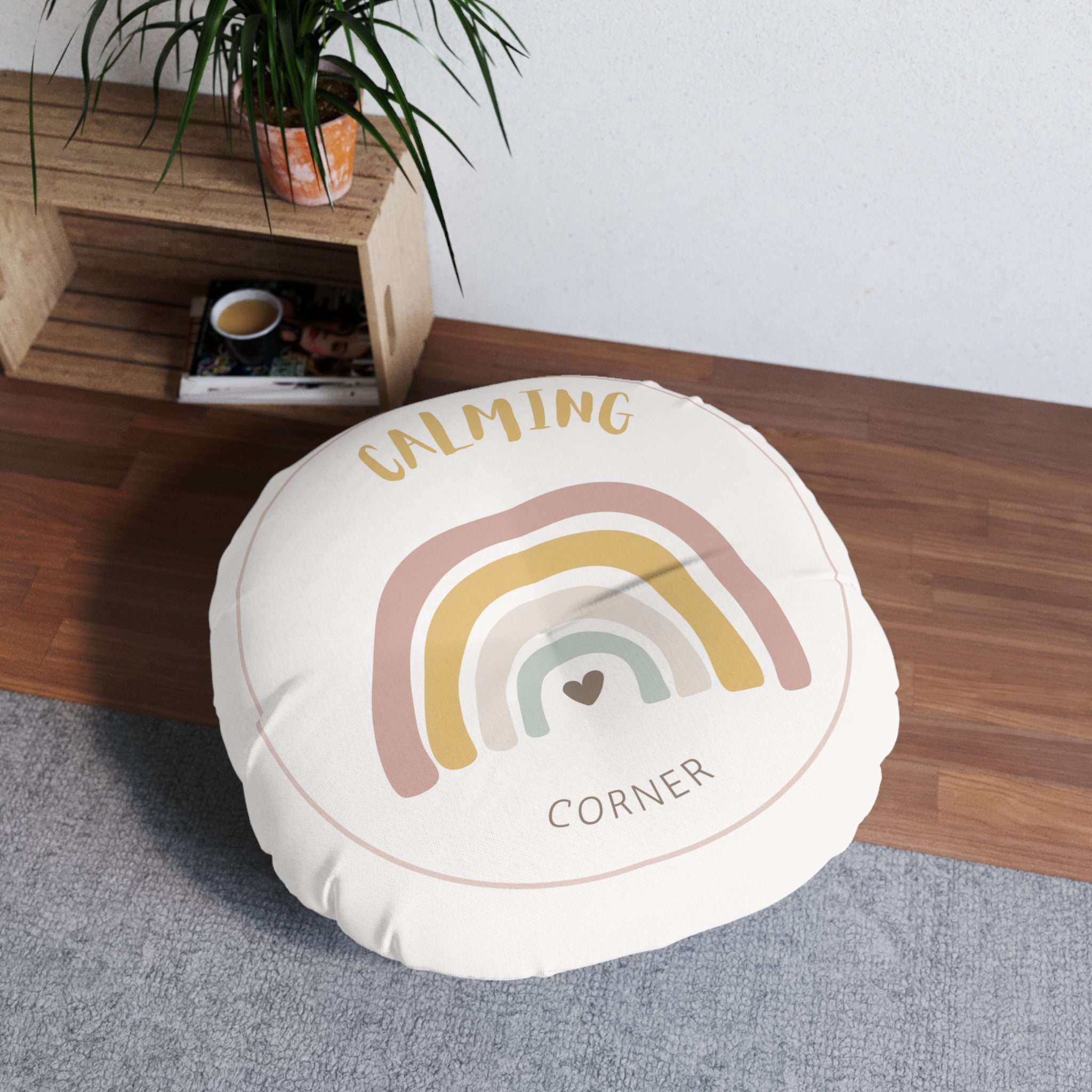 Calming Corner Round Pillow, Calm Down Corner, Calm Corner for Kids ...