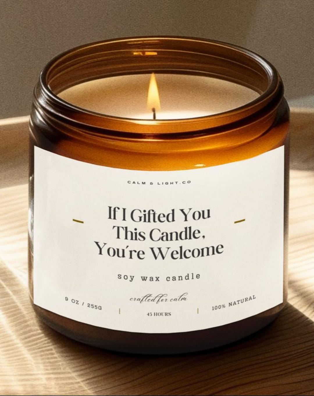You Are Welcome Candle Funny Christmas Candle Sassy Holiday Gift for ...