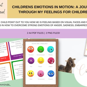 Rainbow Feelings Poster, Kids Social Emotional Learning SEL Development ...