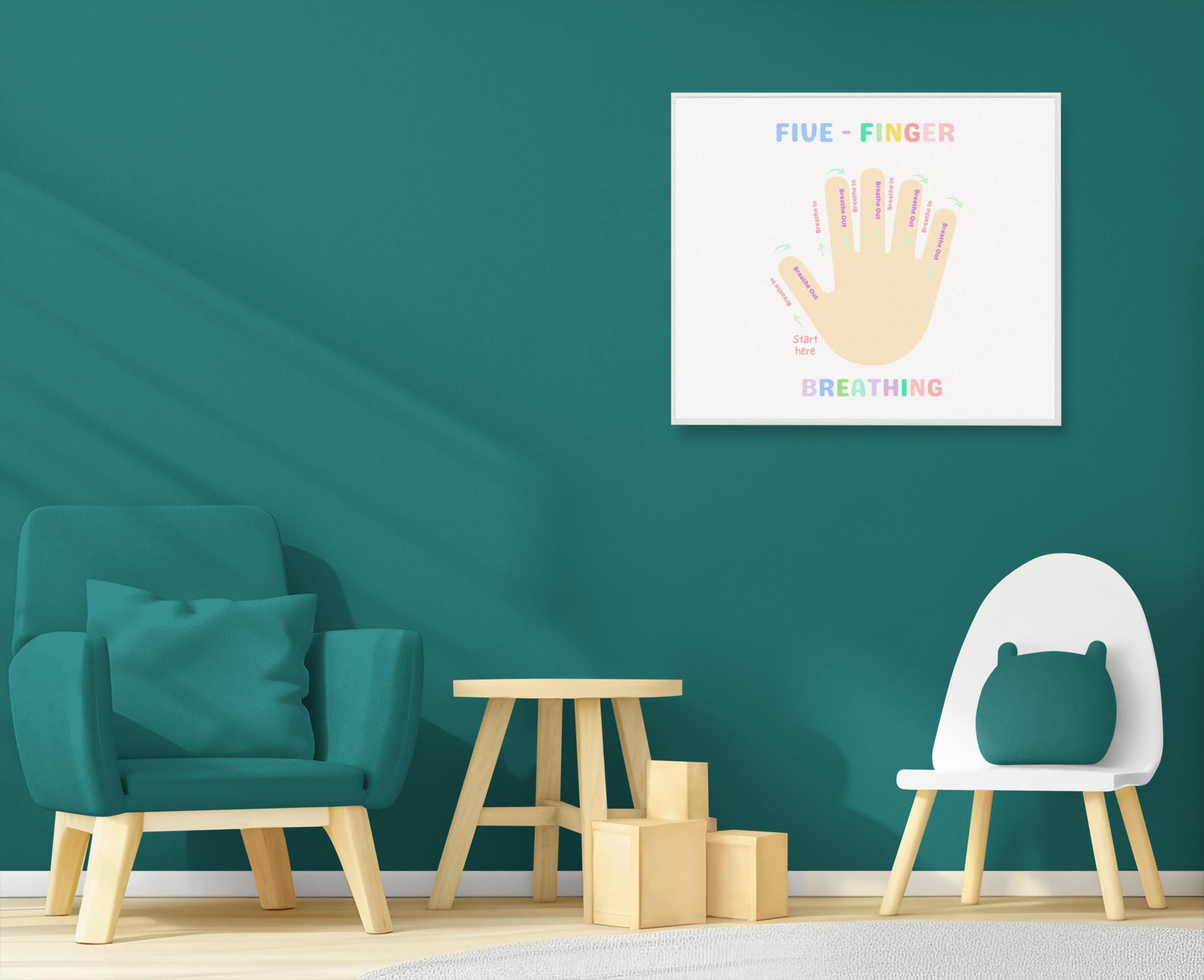 Five Finger Breathing Poster | Mindfulness for Kids | Emotional ...