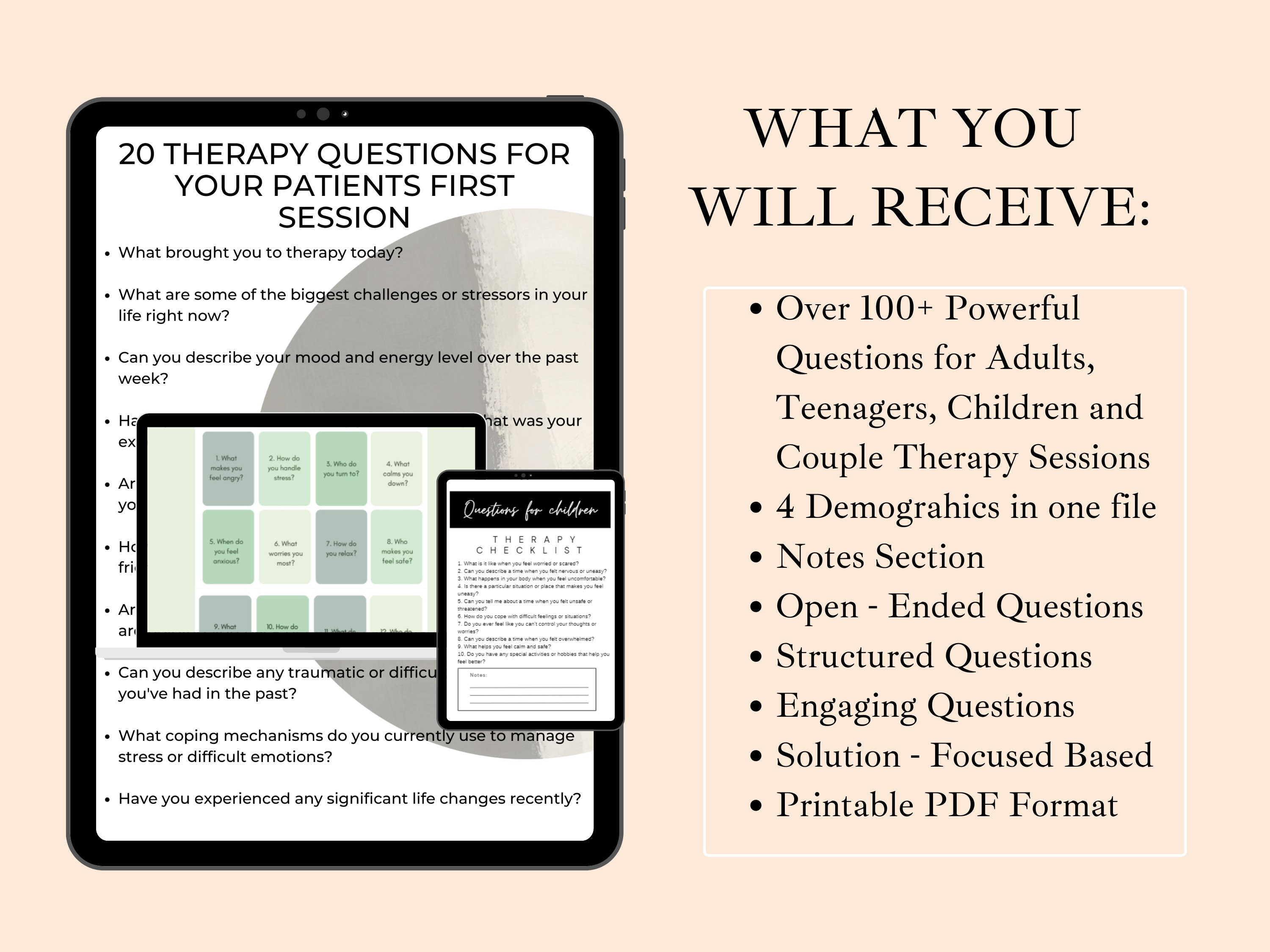 Therapy MEGA Bundle, Therapy Checklists for Children, Teenagers ...