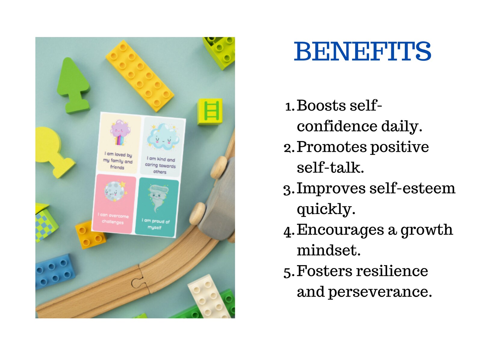 Affirmation Cards for Kids, Calm Down Kit, Positivity Cards, Coping ...