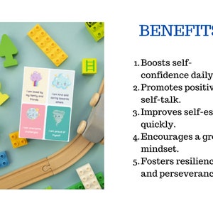 Affirmation Cards for Kids, Calm Down Kit, Positivity Cards, Coping ...