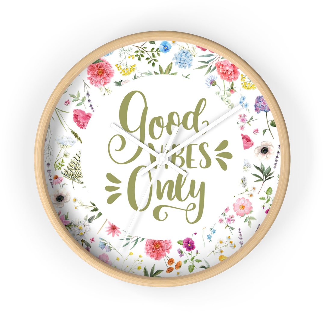 Positive Affirmation Clock, School Counselor Decor, Motivational Quote ...