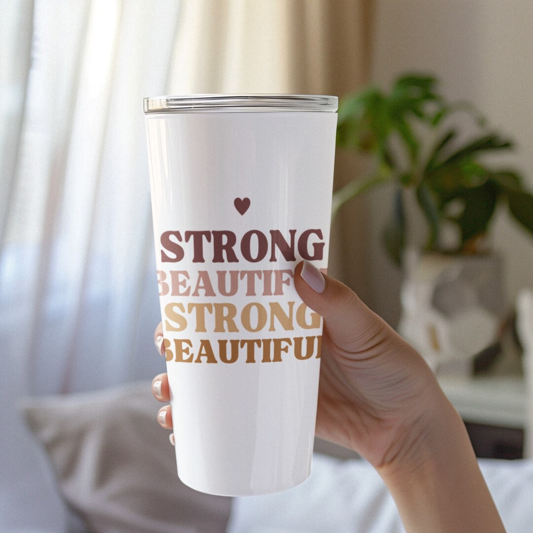 Positive Affirmations Tumbler Wrap | Inspirational Tumbler | Positive ...