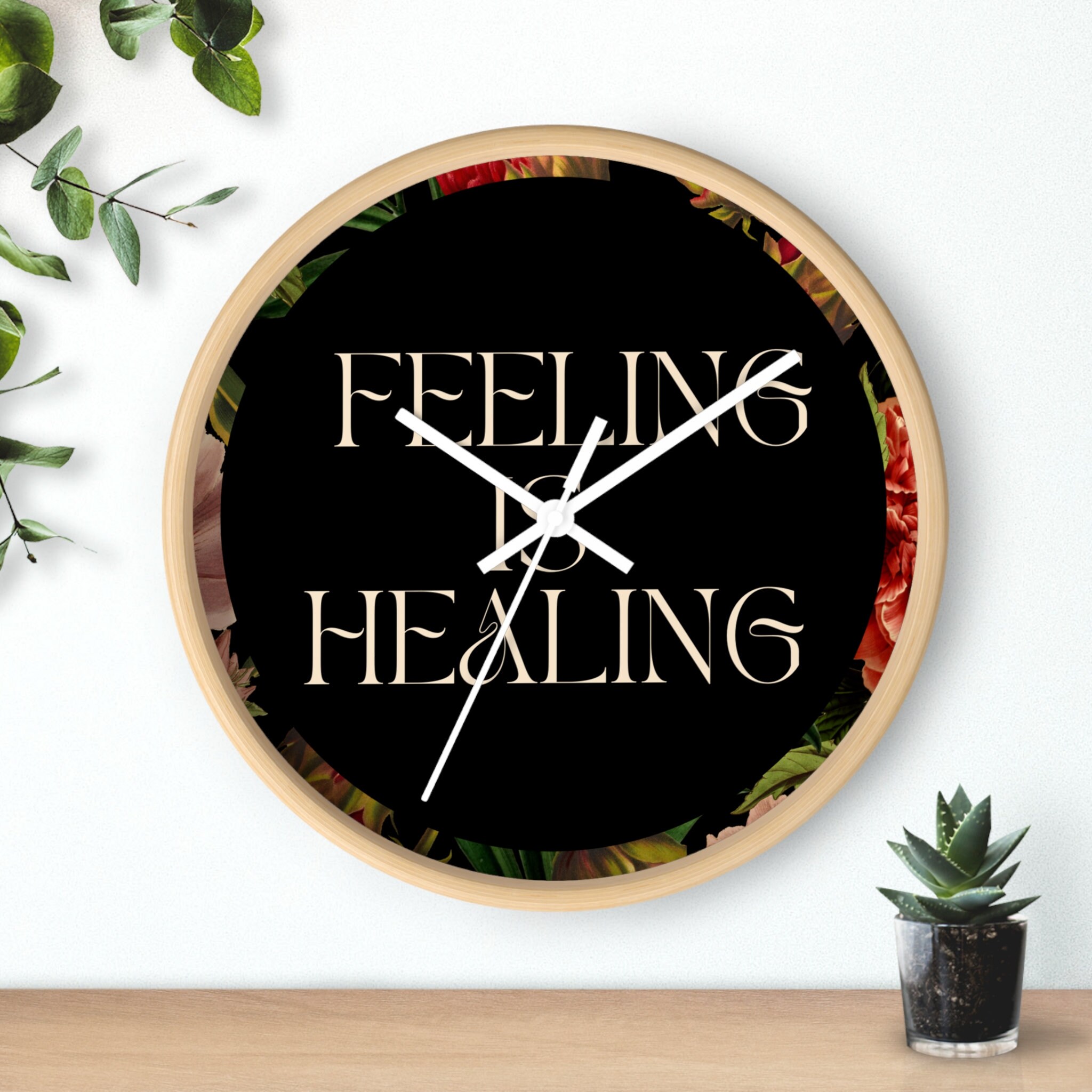 Feelings Wheel Wall Clock, Therapist Wall Clock, Therapist Decor ...