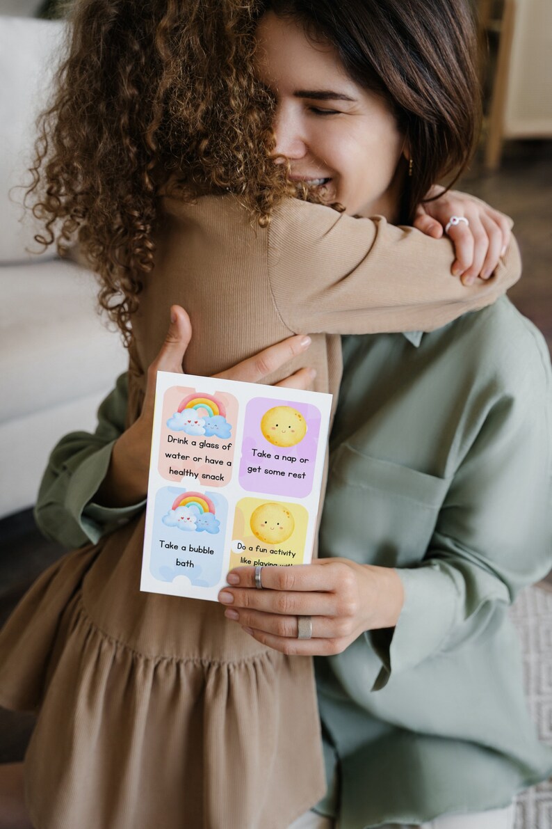 Calm Down Strategies Cards for Kids, Self-regulation, Positive Self ...