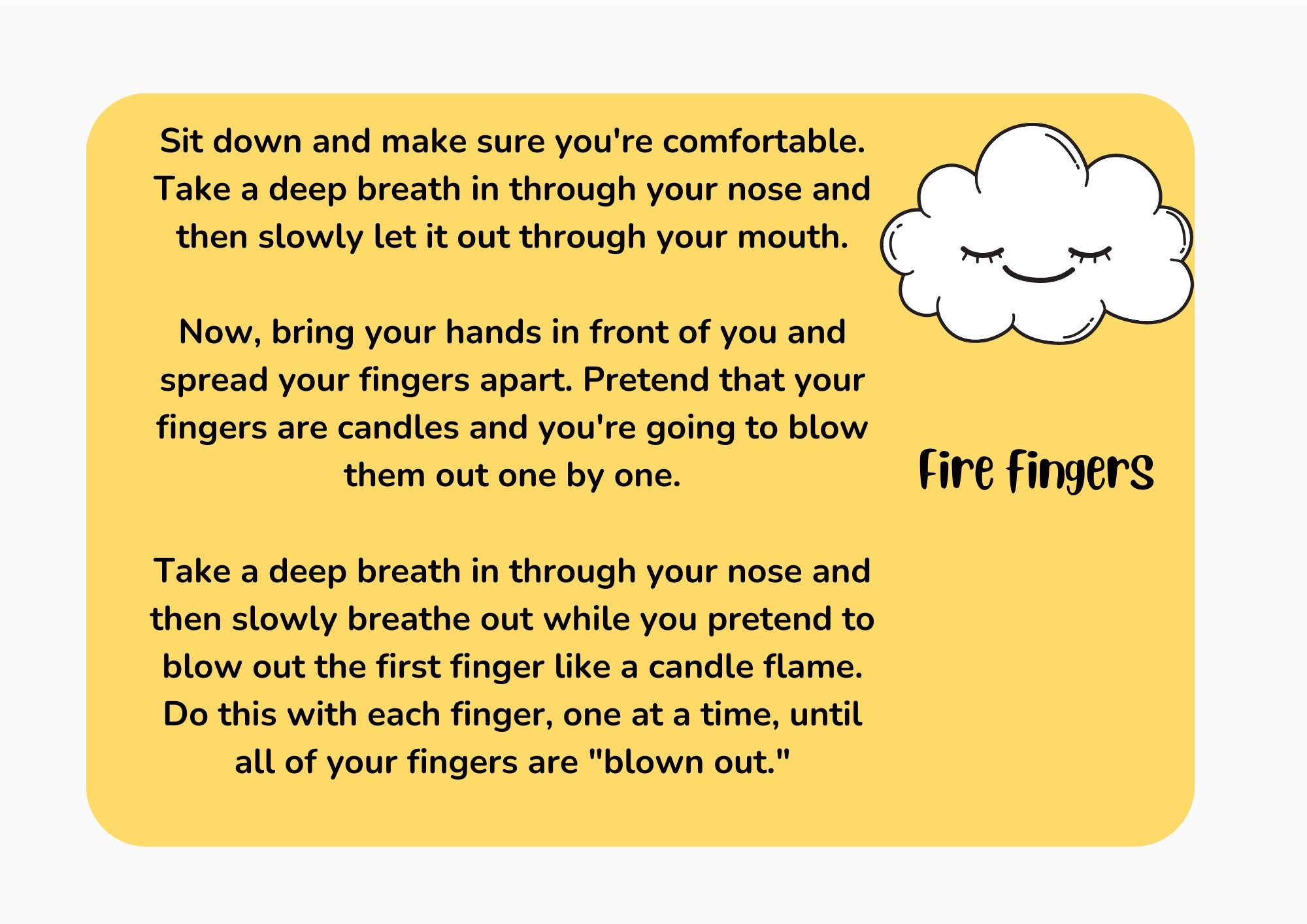Mindfulness Breathing Activities for Kids, Breathing Cards, Calming ...
