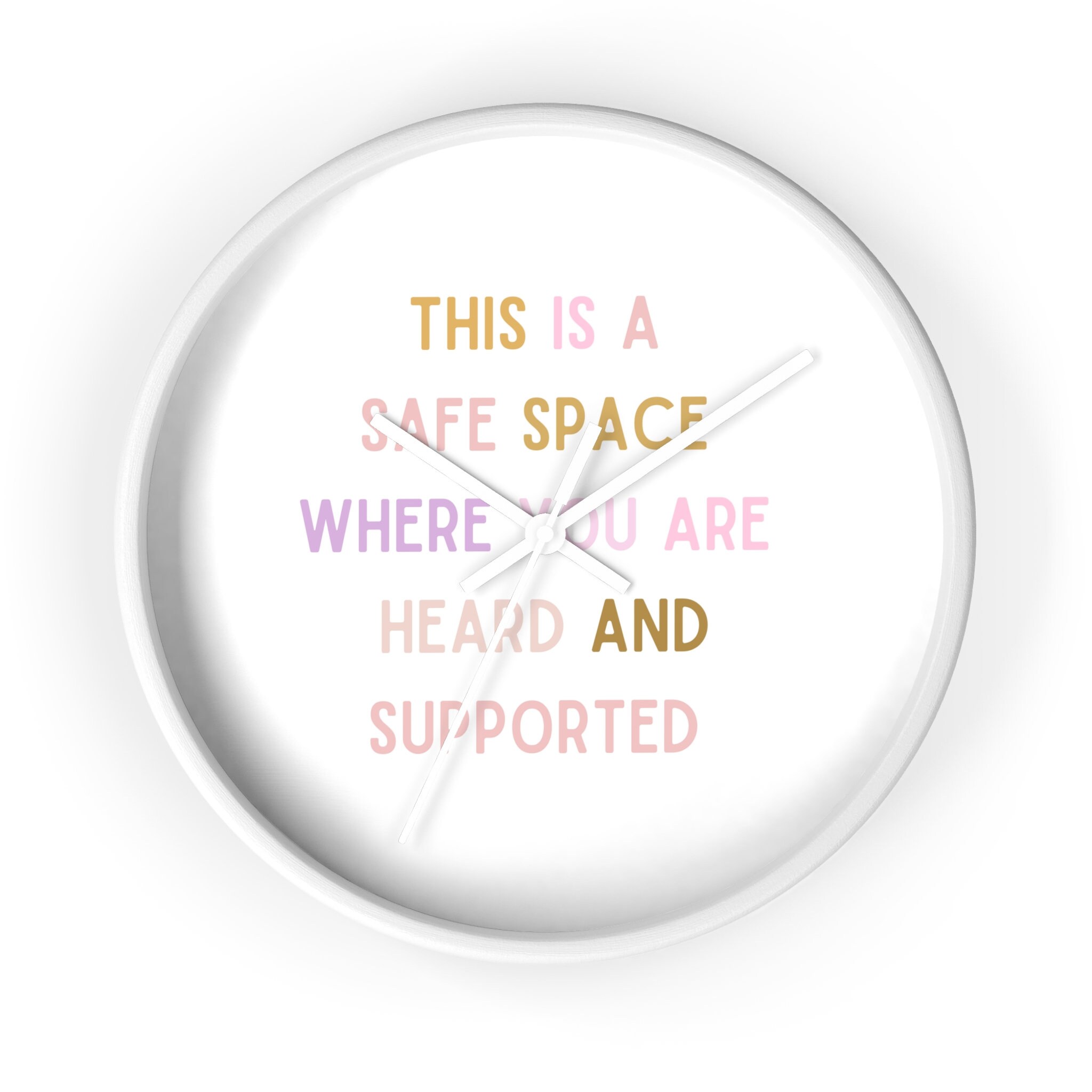This is a Safe Space Wall Clock, Therapist Office Decor, Counselor ...
