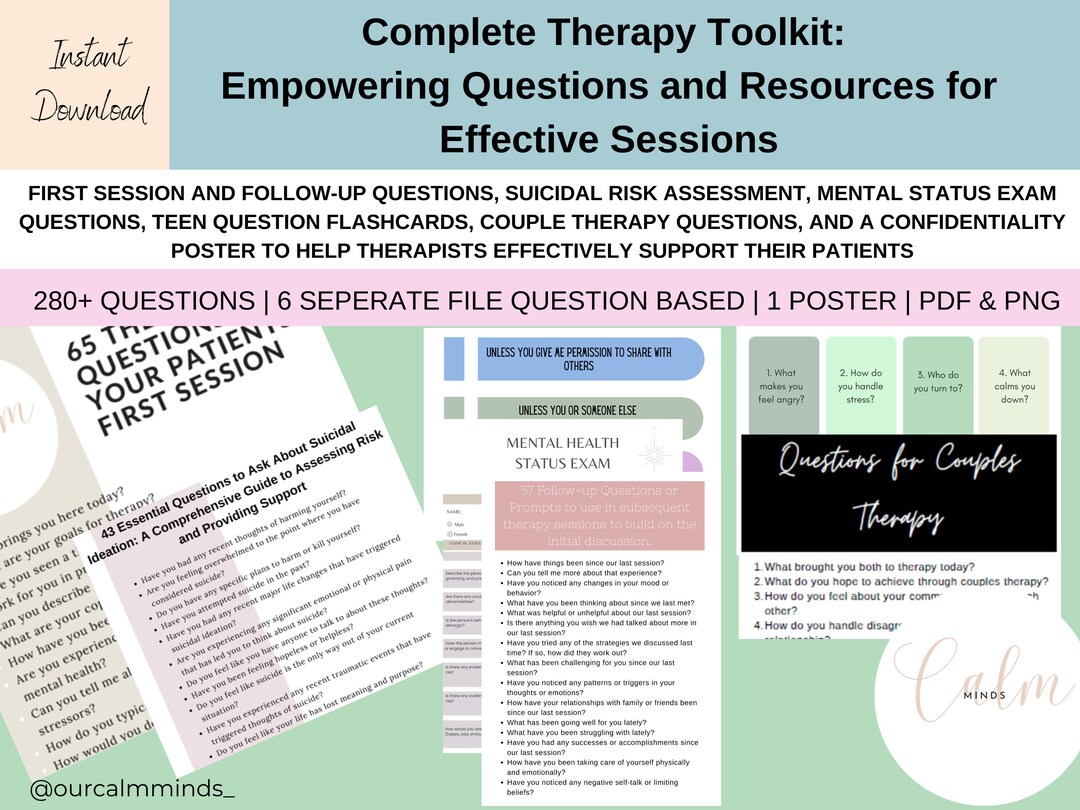 Therapist MEGA Essential Resources, Counselor Office, Social Psychology ...