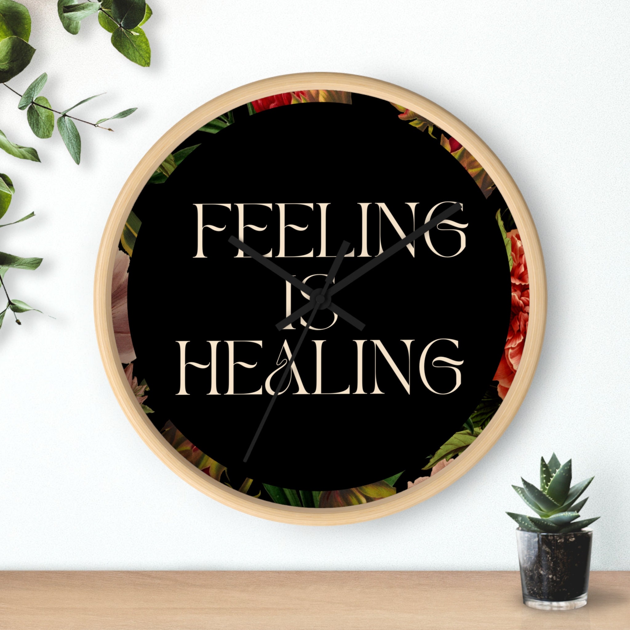 Feelings Wheel Wall Clock, Therapist Wall Clock, Therapist Decor ...