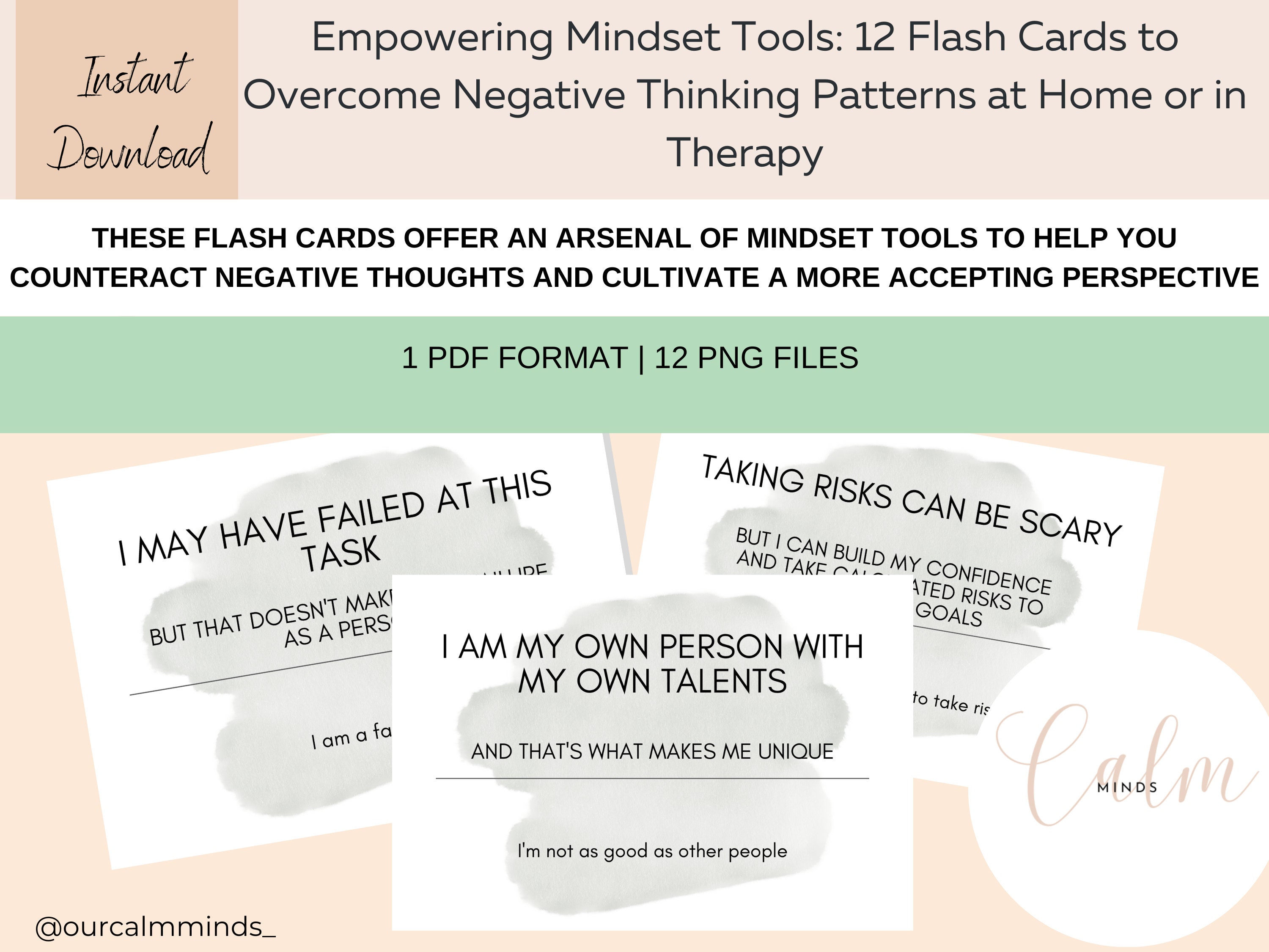 Game-changing Acceptance Flash Cards, Growth Mindset, Acceptance ...