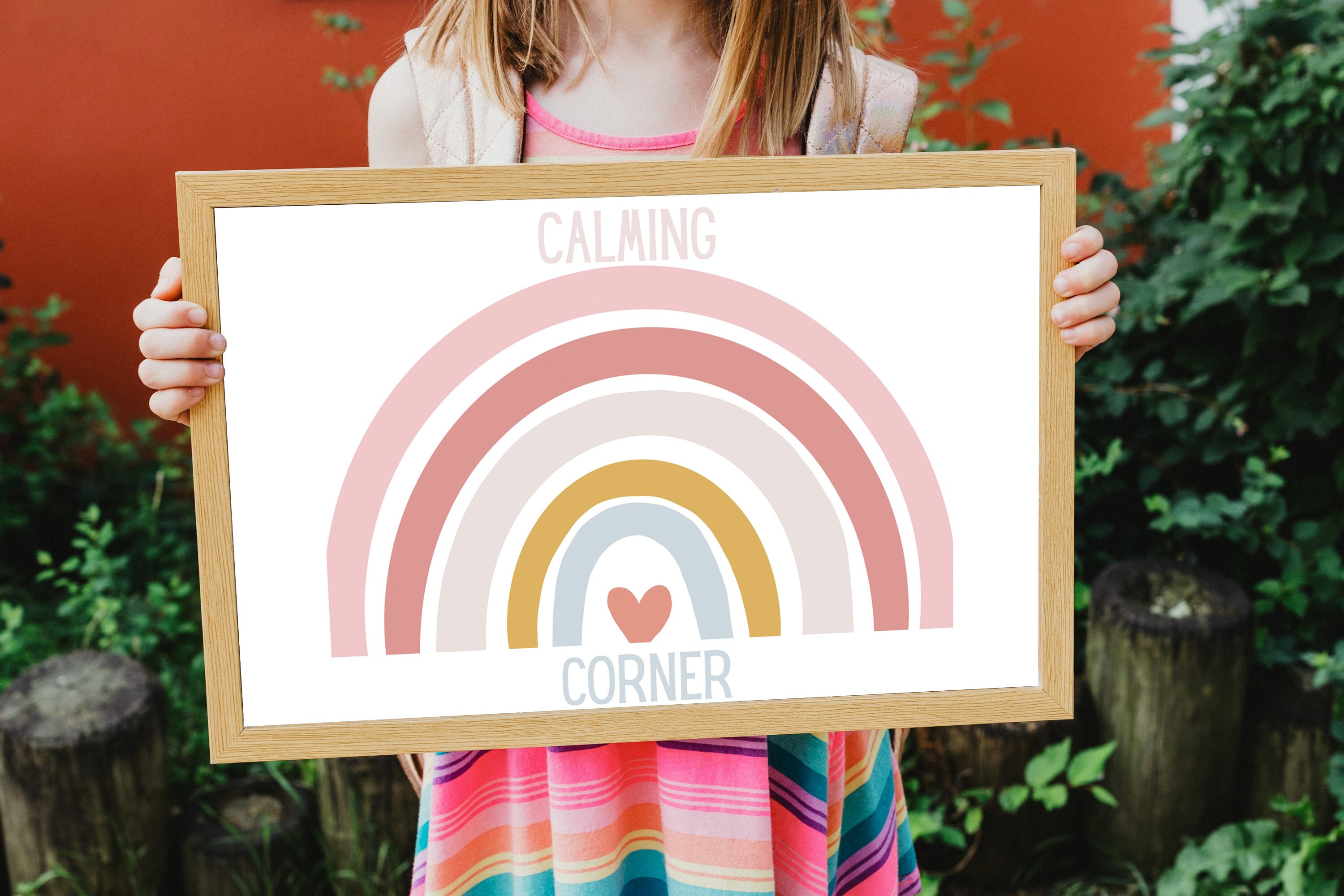 Calming Corner Poster, Coping Techniques Wall Art for Kids, Calm Down ...