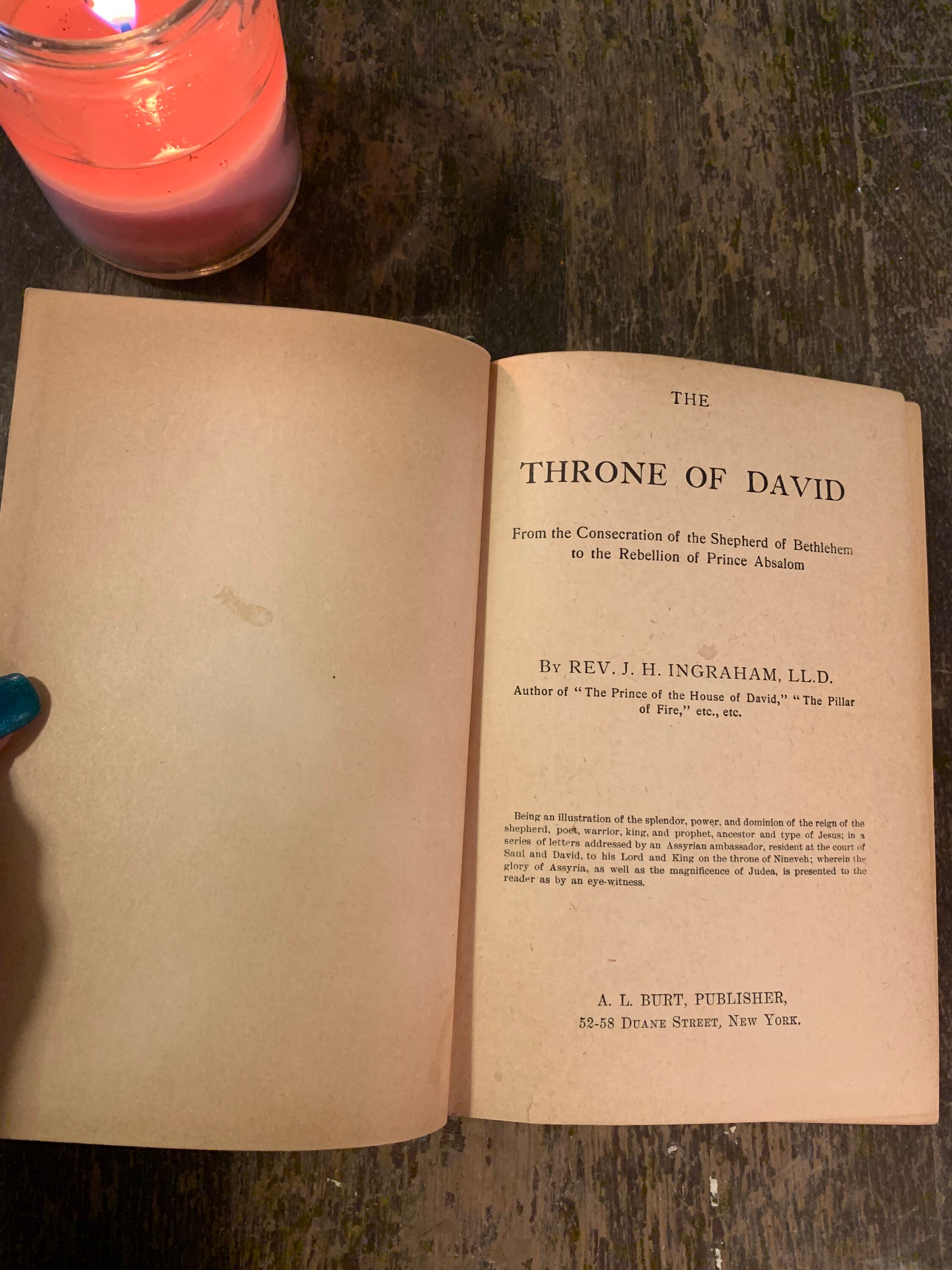 The Throne of David From the Consecration of the Shepherd of Bethlehem ...