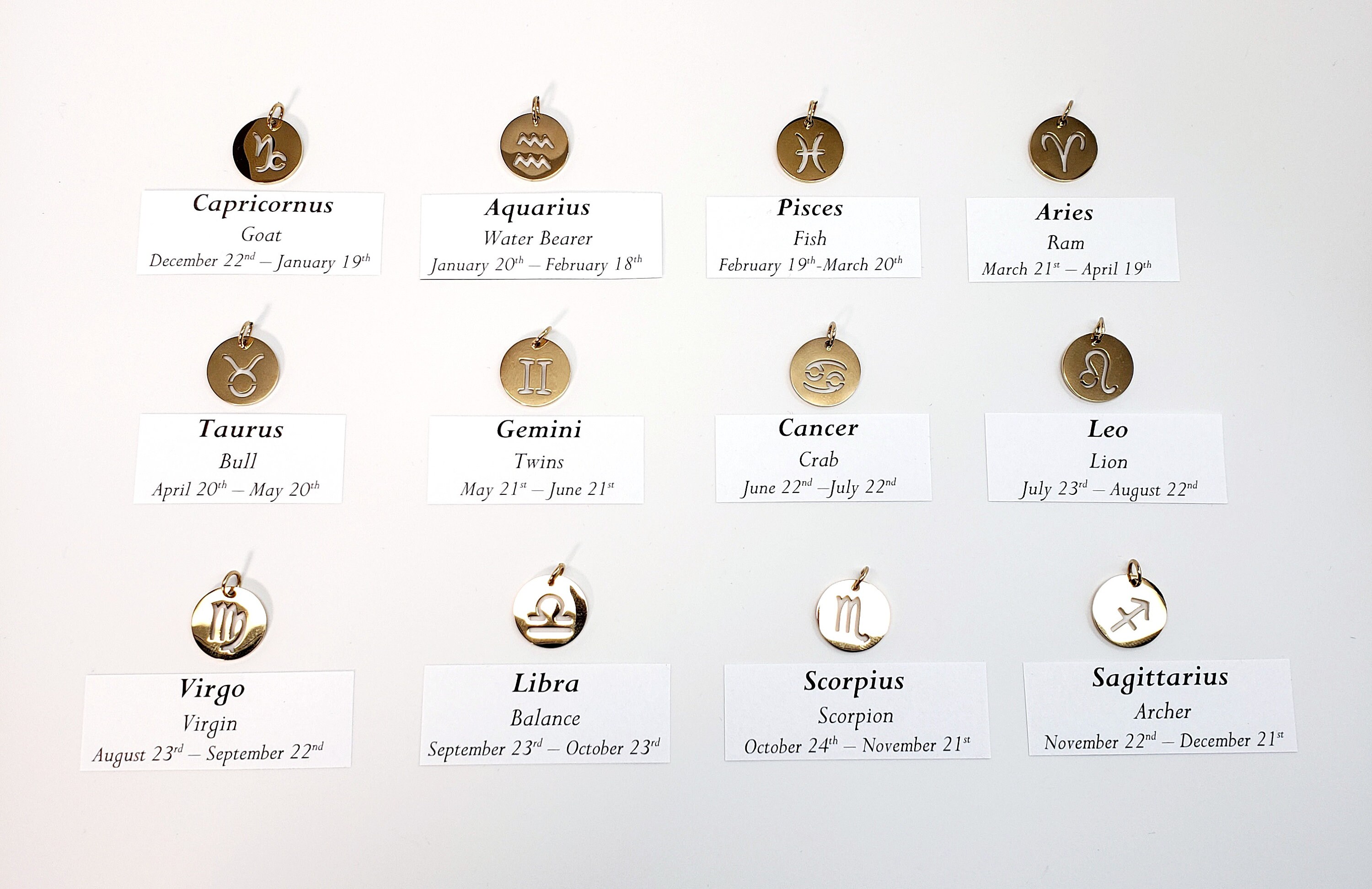 ADD-ON Only: Zodiac Sign Birth Month Sign Birth Sign Birth - Etsy