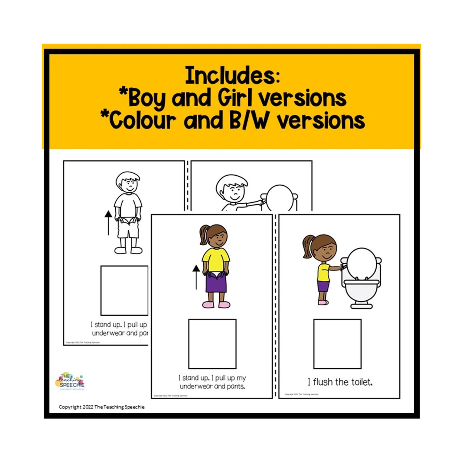 Wiping After Toileting Adapted Book, Toilet Training Resource, Potty ...