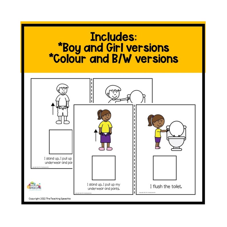 Wiping After Toileting Adapted Book, Toilet Training Resource, Potty ...